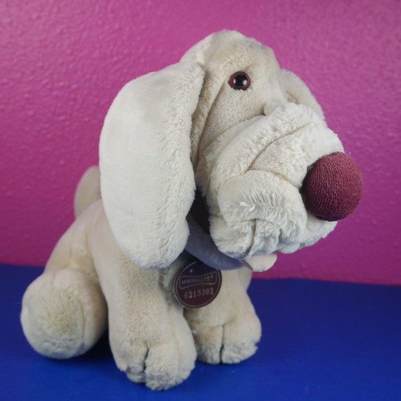 GANZ | Toys | Vintage Ganz Bros Wrinkles Plush Dog Stuffed Animal 9 ...